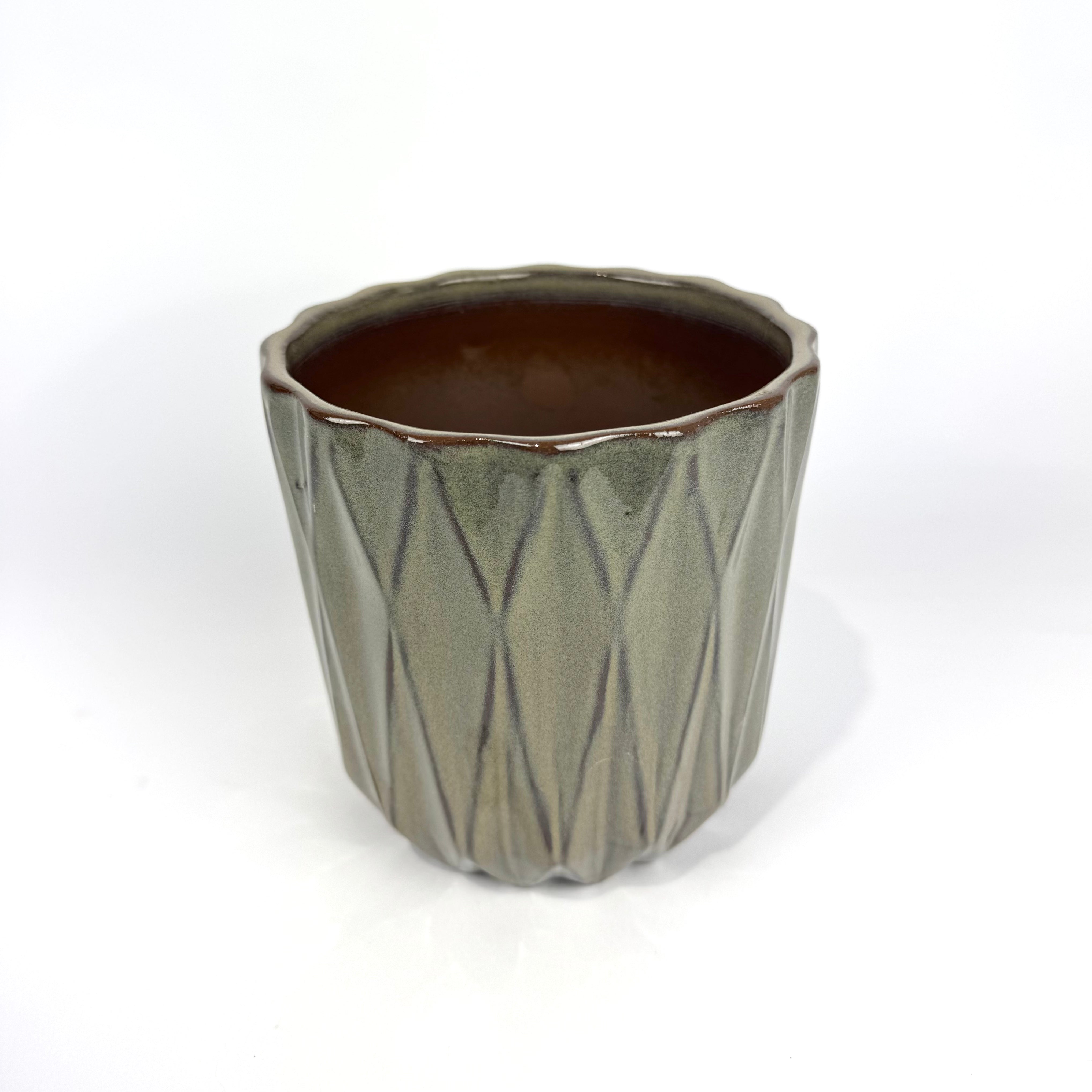 Green Maria 12cm Ceramic Pots – OH SO Floral